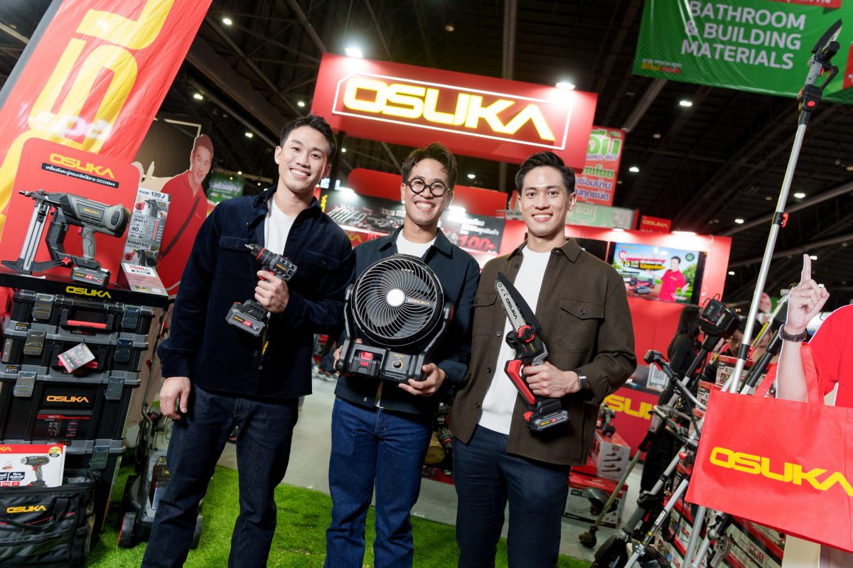 OSUKA แบรนด์เครื่องมือช่างและสวนไร้สาย ประกาศเปิดตัวพรีเซ็นเตอร์คนแรก ...